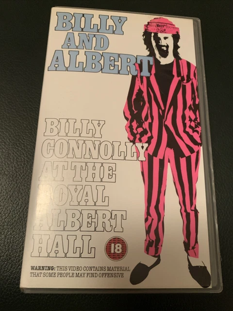 BILLY AND ALBERT Billy Connolly VHS Video Tape Comedy Albert Hall 1987 ...