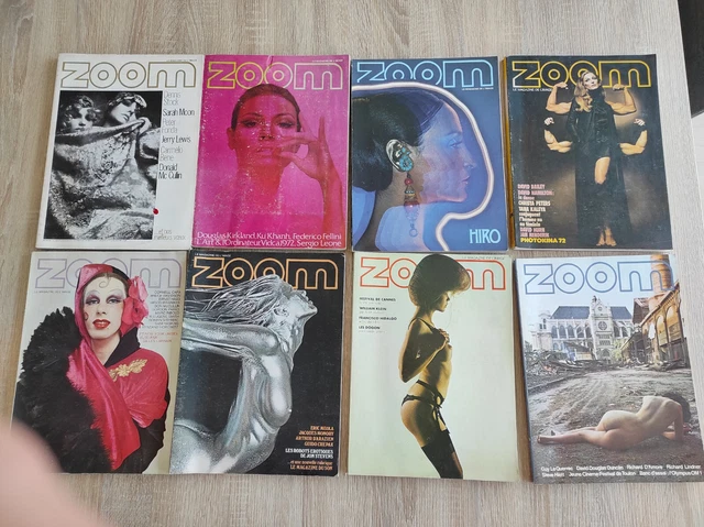 MAGAZINE REVUE PHOTO " ZOOM " - 20 Numéros entre N° 10 et N° 104 EUR 50 ...