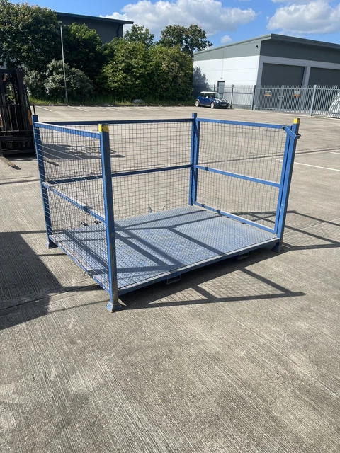 FORKLIFT LOADING PLATFORM Shipping Container Loading 2.1m X 1.6m Hinged ...