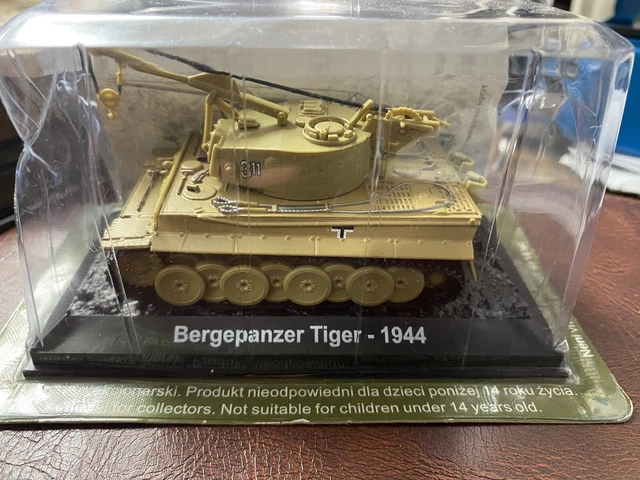 ATLAS AMERCOM 1/72 1944 Bergepanzer Tiger Ww2 Diecast Model Military ...