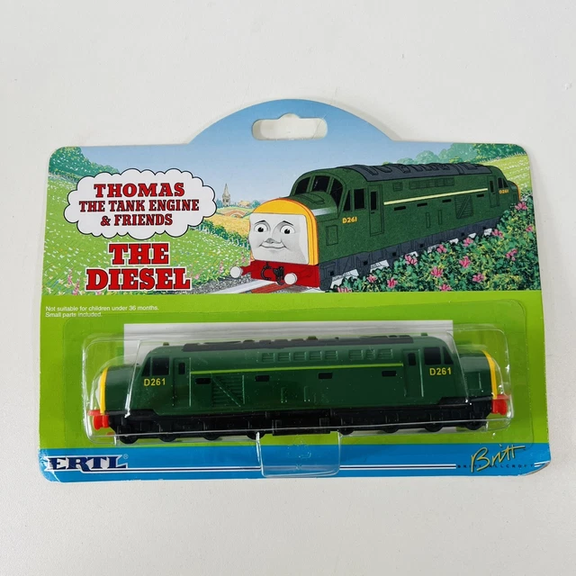 THOMAS THE TANK Engine & Friends Ertl Britt The Diesel Diecast New ...