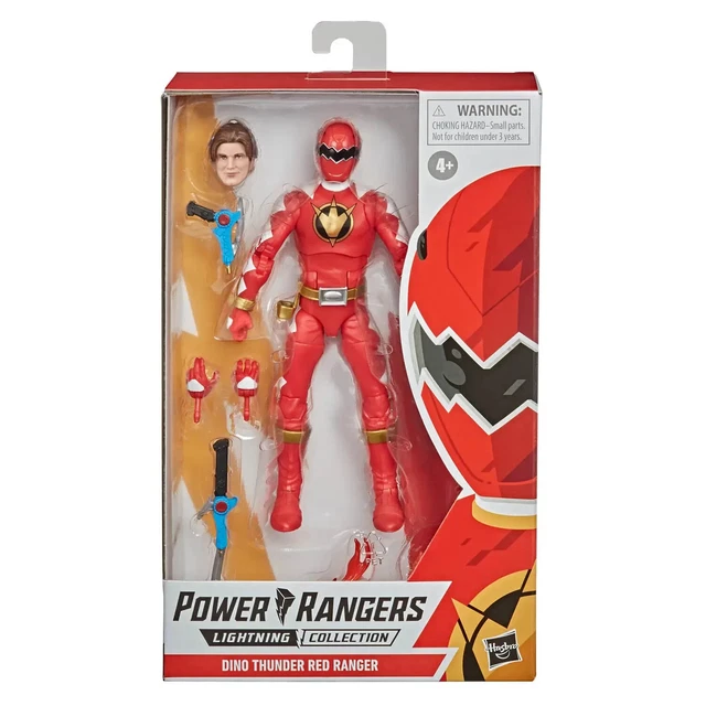 FIGURINE HASBRO POWER Rangers Lightning Collection Dino Thunder Red ... FIGURINE HASBRO POWER Rangers Lightning Collection Dino Thunder Red ...