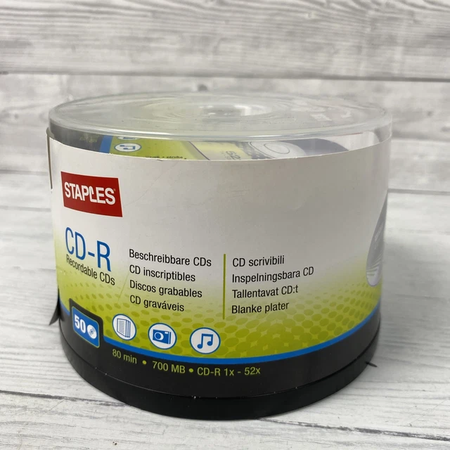 50 X CD-R discs 1x-52x 700MB/80min x 50 on Spindle PK $15.81 - PicClick