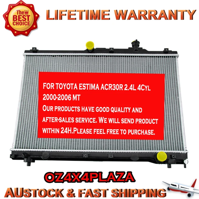 HEAVY DUTY RADIATOR FOR TOYOTA ESTIMA ACR30R 2.4L 4Cyl 2000-2006 01 02 ...