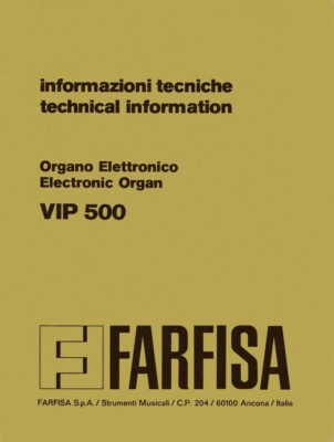 FARFISA VIP-233 SERVICE Manual Schematic Diagrams-schaltplan schema-PDF ...