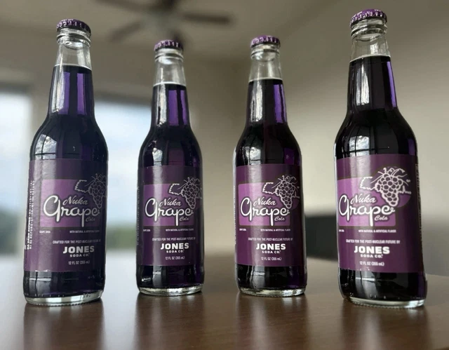 4 PACK FALLOUT Nuka Cola Grape Jones Limited Edition £18.78 - PicClick UK