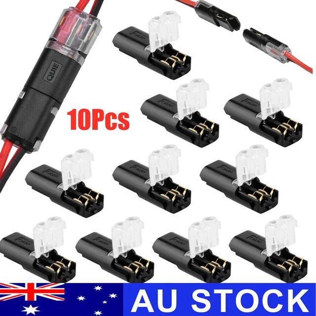 10 PCS 12V 2 Pin Cable Wire Connector Plug Waterproof Sealed For ...