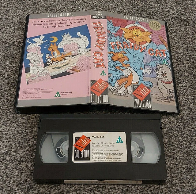 FRAIDY CAT KALEIDOSCOPE Pal Vhs Video Kids Children EUR 32,00 - PicClick FR