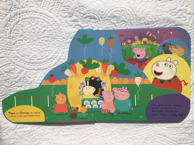 PEPPA PIG BOARD book Peppa's Big Day Out Potato City Here We come ...