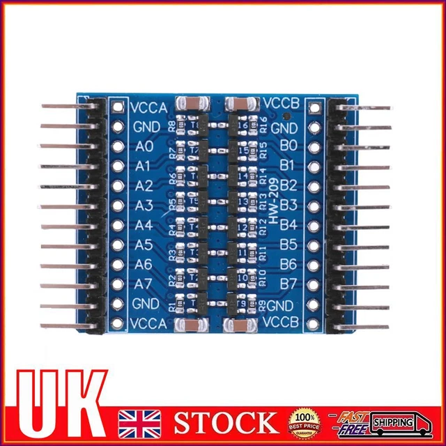 8 CHANNEL BI-DIRECTIONAL Board Module 5V/3.3V IIC UART SPI TTL for Raspberry Pi £4.79 - PicClick UK