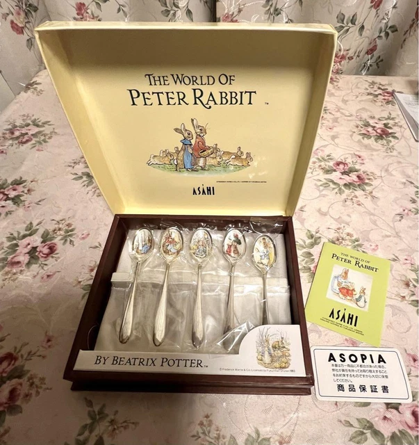 ASAHI PETER RABBIT Spoon Set £43.49 - PicClick UK