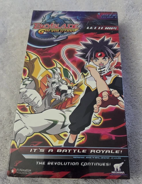 BEYBLADE: G REVOLUTION Vol 4 Its a Battle Royale VHS TAPE ANIME CARTOON ...