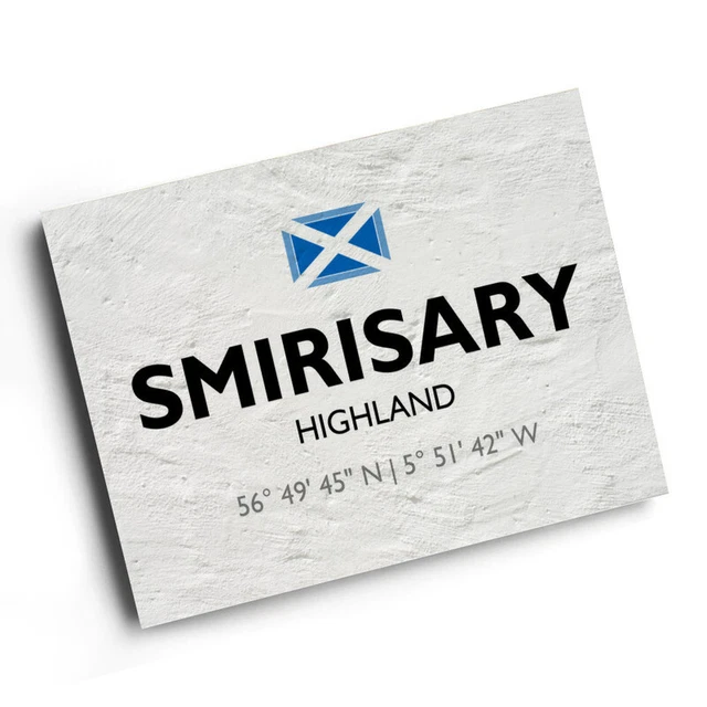 A3 PRINT - Smirisary, Highland, Scotland - Lat/Long NM6477 EUR 14,27 ...