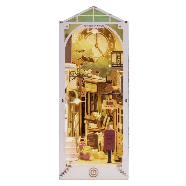 DIY BOOK NOOK Kit, Wand Hängen Miniature House, Puzzle Haus Modell ...