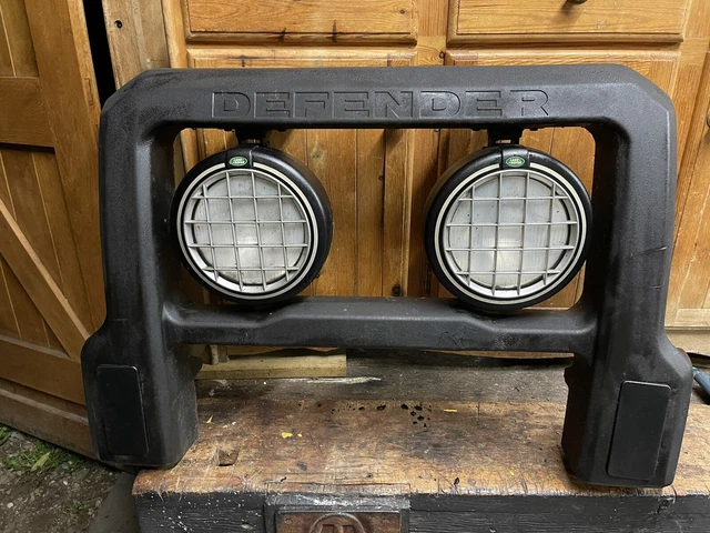 LAND ROVER DEFENDER Soft Front Nudge Bar With Lights £101.00 - PicClick UK