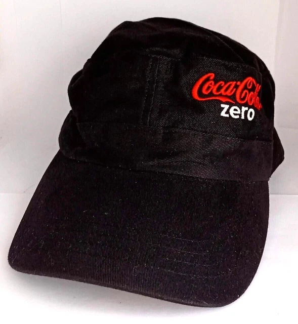 COCA COLA ZERO Hat Black Real Taste Zero Sugar Cap Collectable Merch ...