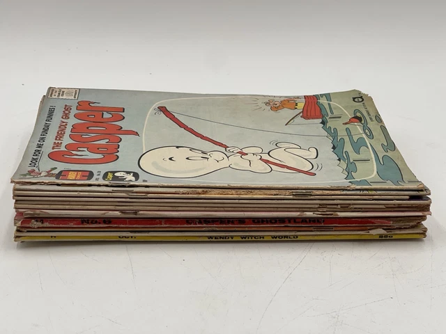 HARVEY COMICS 1960S 70s Casper The Ghost Wendy Spooky Lot Of 12 Fair ...