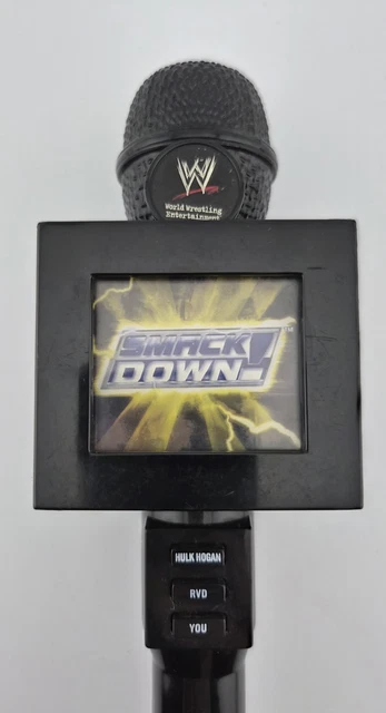 WWE - SMACKDOWN Microphone Hulk Hogan & RVD - Amplified Mic 2002 £14.99 ...