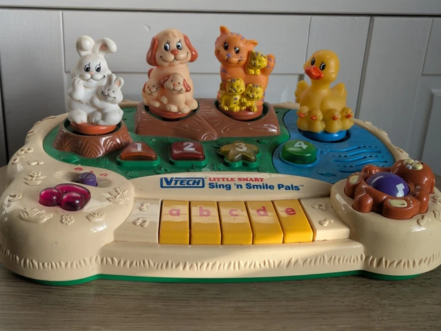 VTECH LITTLE SMART Sing n Smile Pals Vintage Light Sound Interactive ...