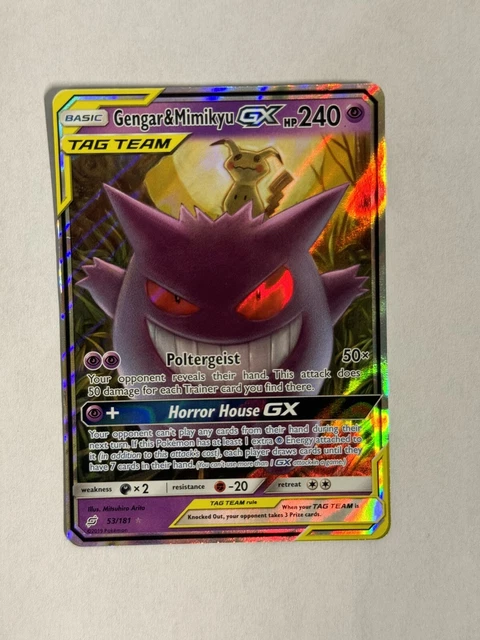 POKÉMON GENGAR & Mimikyu GX Team Up 53/181 EUR 8,73 - PicClick FR