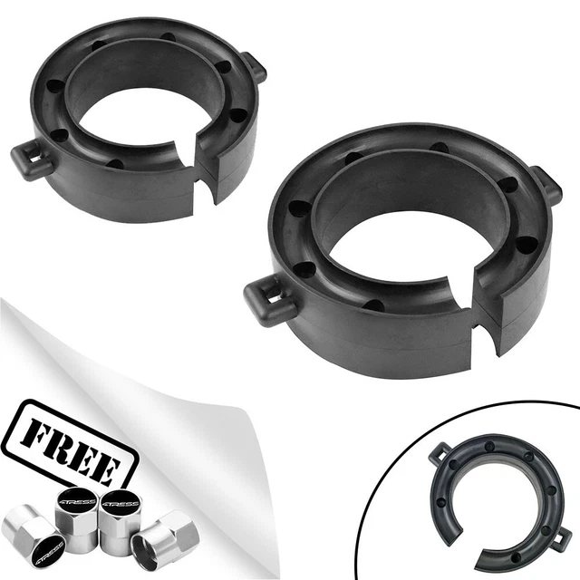 CARAVAN TOWING REAR Suspension Coil Spring Rubber Spacers Assisters Kit ...
