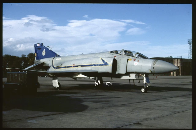 RAF PHANTOM FGR2 228 OCU XV428 CC Display Leuchars 1988 Kodachrome 64 ...