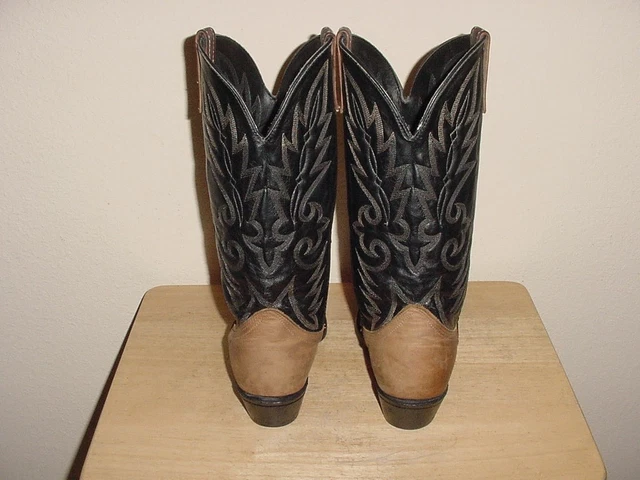 MEN'S FANCY 2-TONE BROWN LEATHER & LIZARD WING TIP COWBOY/WESTERN BOOTS ...