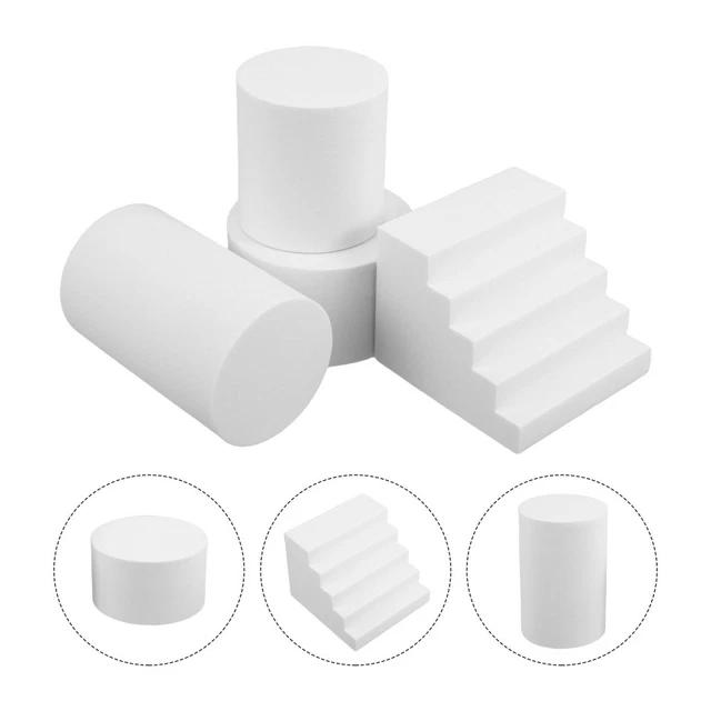 ROUND FOAM CIRCLES White Polystyrene Cone Craft Floral Arrangement $43. ...