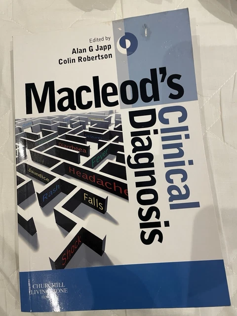 MACLEOD'S CLINICAL DIAGNOSIS by Colin Robertson and Alan G. Japp (2013 ...