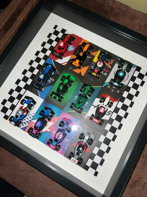 DISPLAY FRAME FOR LEGO® Formula One 71049 Series – INCLUDES FULL SET OF ...