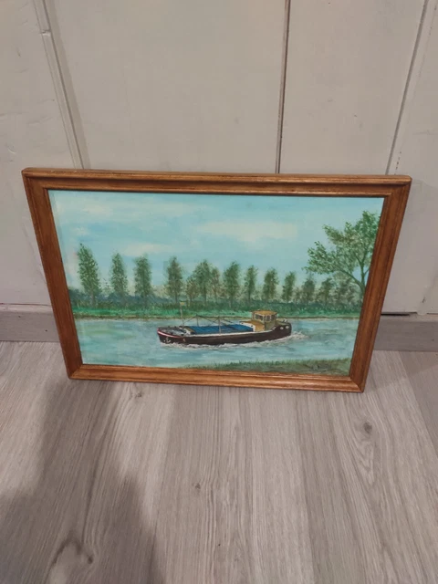 ANCIEN TABLEAU HUILE sur toile signé m fosnel EUR 19,00 - PicClick FR