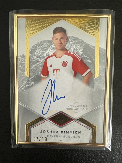 TOPPS TRANSCENDENT FC Bayern Monaco Joshua Kimmich su carta autografo ...