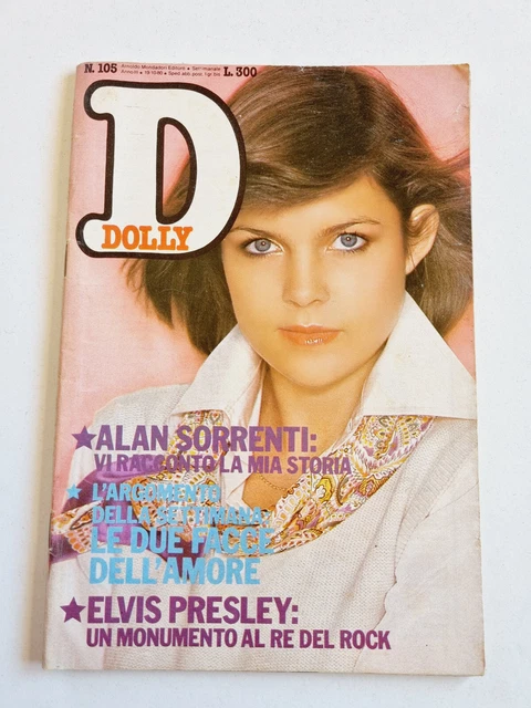 MAGAZINE DOLLY 105-1980 + Affiches Alex Enclume - Alan Sorrenti - Elvis ...