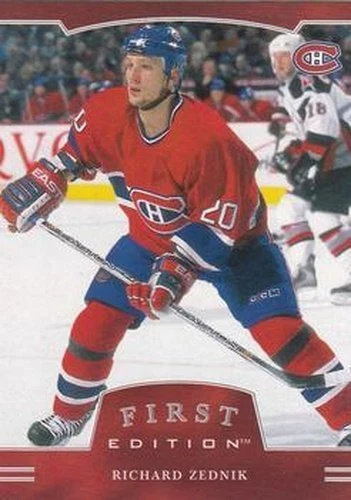 #259 RICHARD ZEDNIK - Canadiens de Montréal - 2002-03 Be a Player First ...