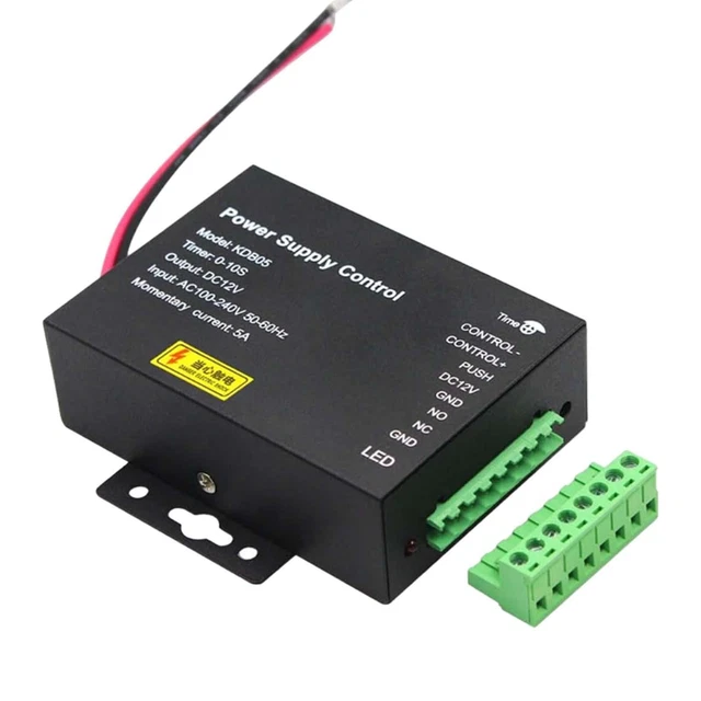 POWER SUPPLY CONTROLLER AC100V-260V to DC12V/5A for Electric Strike ...
