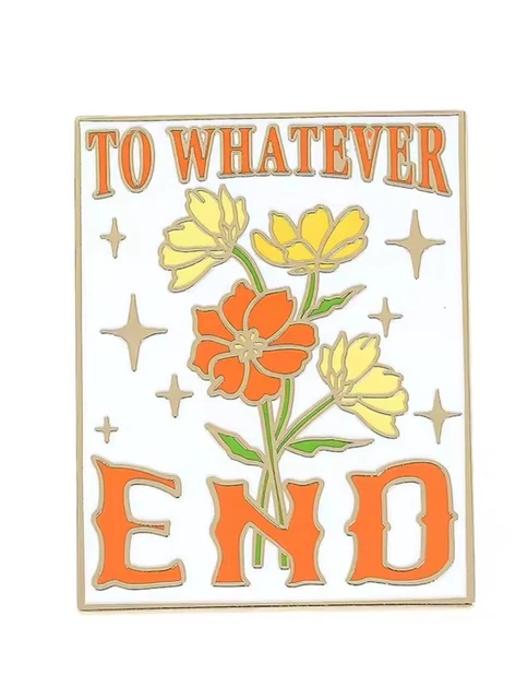 TO WHATEVER END Throne Glass Sarah J Maas Metal Enamel Pin Badge £6.70 ...