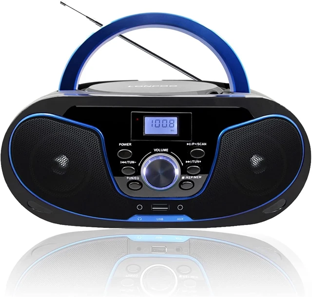 CD PLAYER BOOMBOX Bluetooth UKW Radio USB AUX Kopfhörer LP-D02 EUR 59 ...