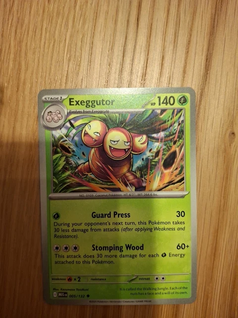 EXEGGUTOR 005/132 POKÉMON TCG Mega Evolution Uncommon £1.16 - PicClick UK