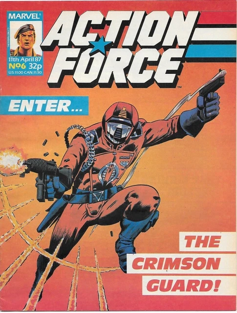 ACTION FORCE COMIC Magazine #6 Marvel UK G.I. Joe 1987 NEUF JAMAIS LU ...