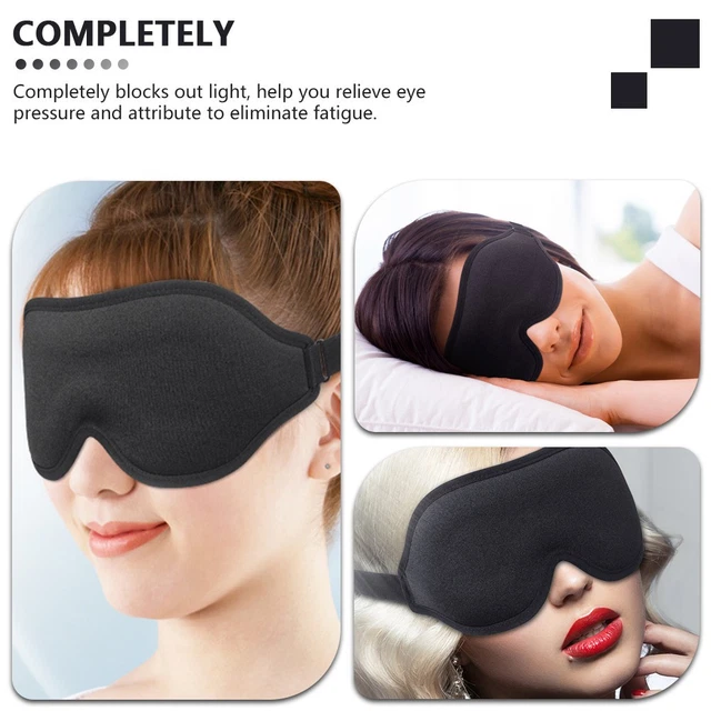 LIGHT BLOCKING SLEEP Mask Breathable Blindfold Night Sleeping Eyeshade ...