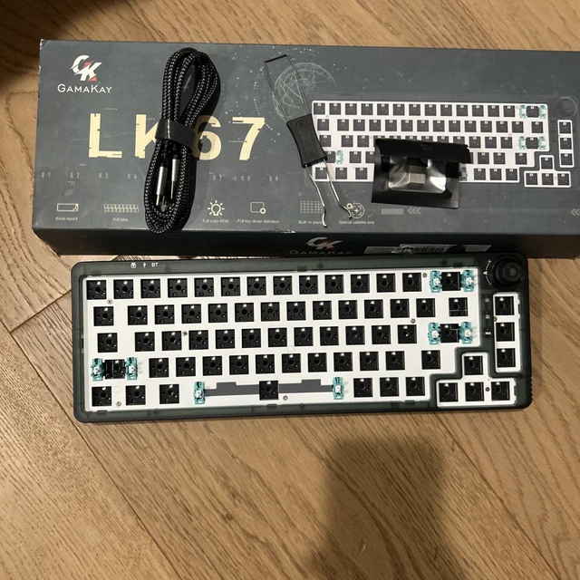 GK GAMAKAY LK67 RGB Modular DIY Mechanical Keyboard, 67 Keys Hot Swap ...