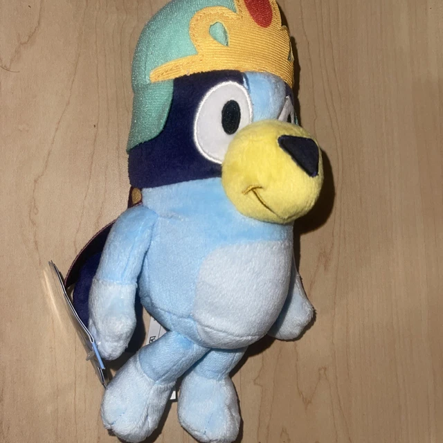 BLUEY FRIENDS 8& Princess Bluey Royalty Plush Queen Crown Stuffed ...