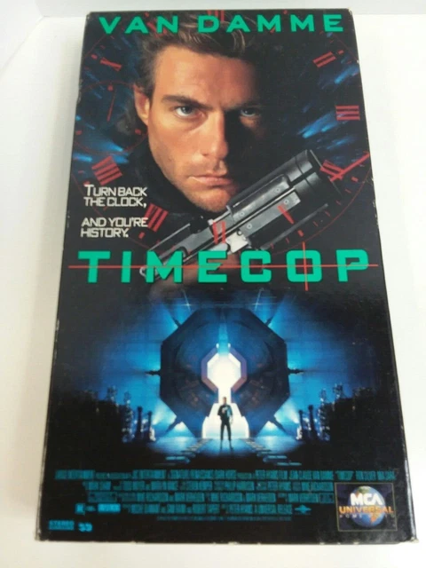 TIMECOP - JEAN-CLAUDE Van Damme, Mia Sara, Argento Ron (Film VHS) EUR 5,59 - PicClick IT