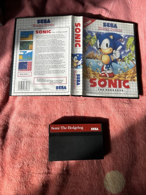 SONIC THE HEDGEHOG - Sega Master System - Boxed £7.50 - PicClick UK