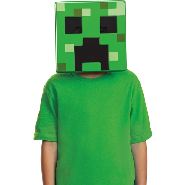 DISGUISE LICENSED MINECRAFT Creeper 3D Paper Mask Child Costume ...