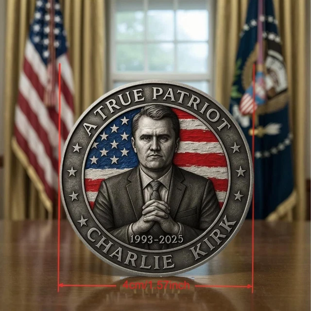 CHARLIE KIRK MEMORIAL Coin Collectible Commemorative Coin Patriot ...
