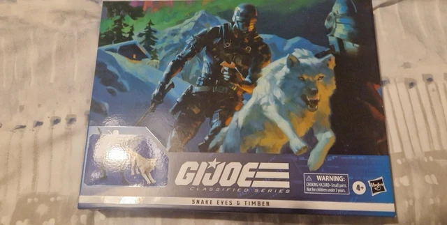 GI JOE CLASSIFIED Series Snake Eyes & Timber Figures New & Unopened £26 ...
