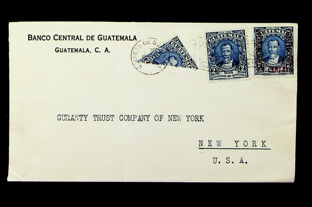 SEPHIL GUATEMALA 1941 Seconde Guerre Mondiale 1c S/C +2c+Bisected 2c ...