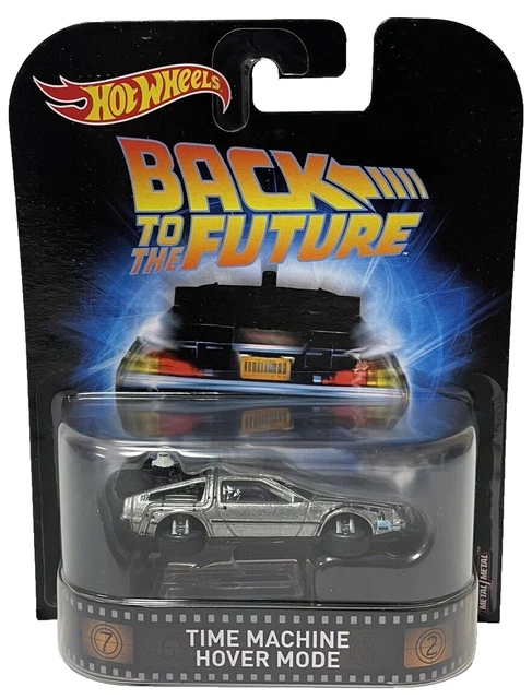 HOT WHEELS BACK To The Future TIME MACHINE HOVER MODE Mattel DeLorean ...