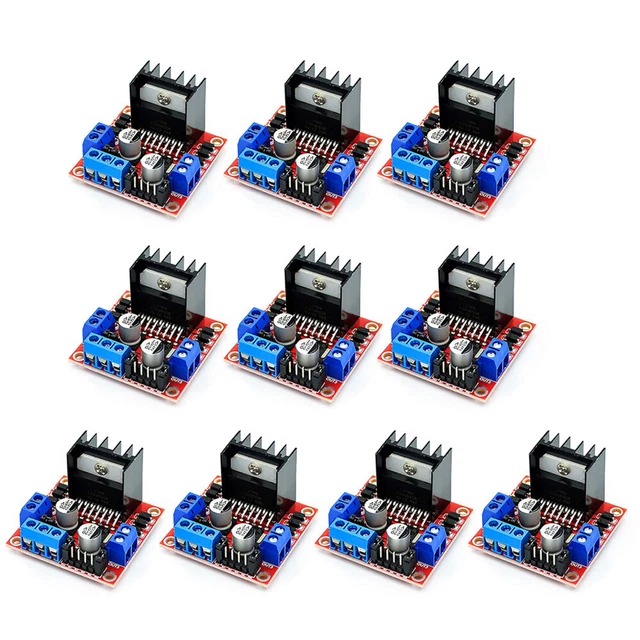 10PCS DC STEPPER Motor Driver Module L298N Dual H Bridge Control Board ...
